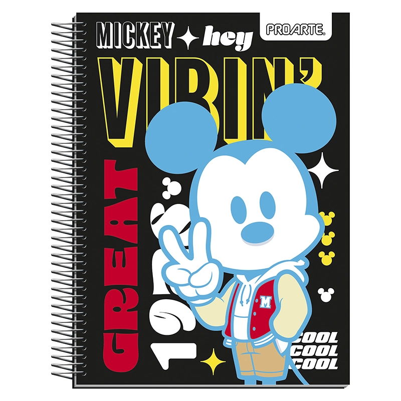 Cuaderno Carta Flocked Mickey 150Hjs Proarte – Jabes Chile