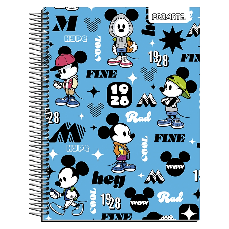Cuaderno Carta Flocked Mickey 150Hjs Proarte – Jabes Chile